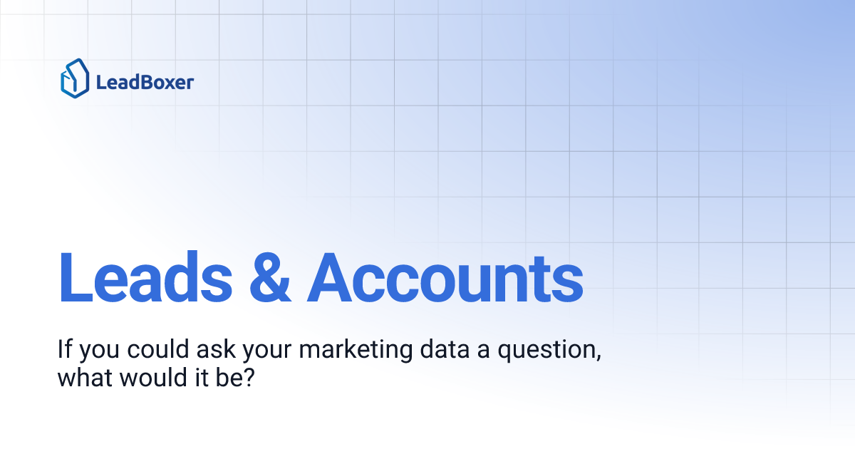 Leads & Accounts | LeadBoxer docs